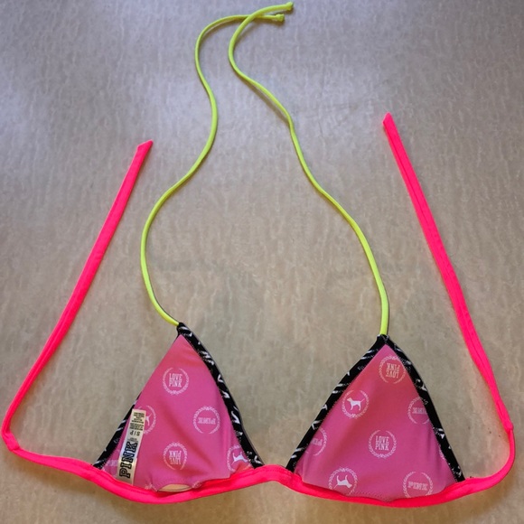 PINK Victoria's Secret | Swim | Pink Victoria Secret String Bikini Top ...